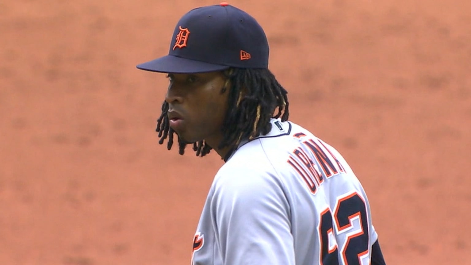 José Ureña fans Austin Hedges to end the 2nd | 06/30/2021 | Detroit Tigers