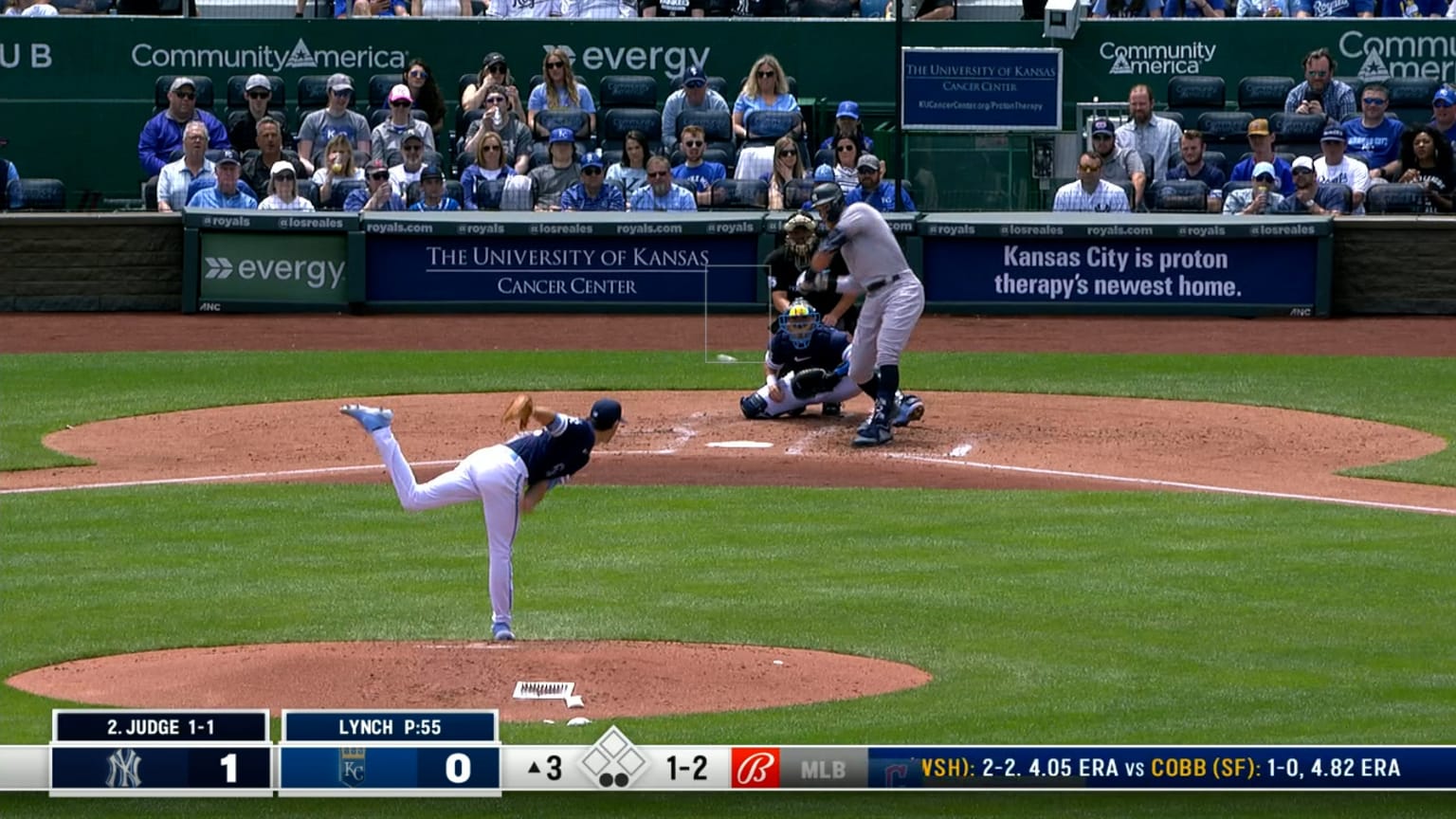 Daniel Lynch poncha a Aaron Judge en la 3ra entrada | 01/05/2022 | Los ...