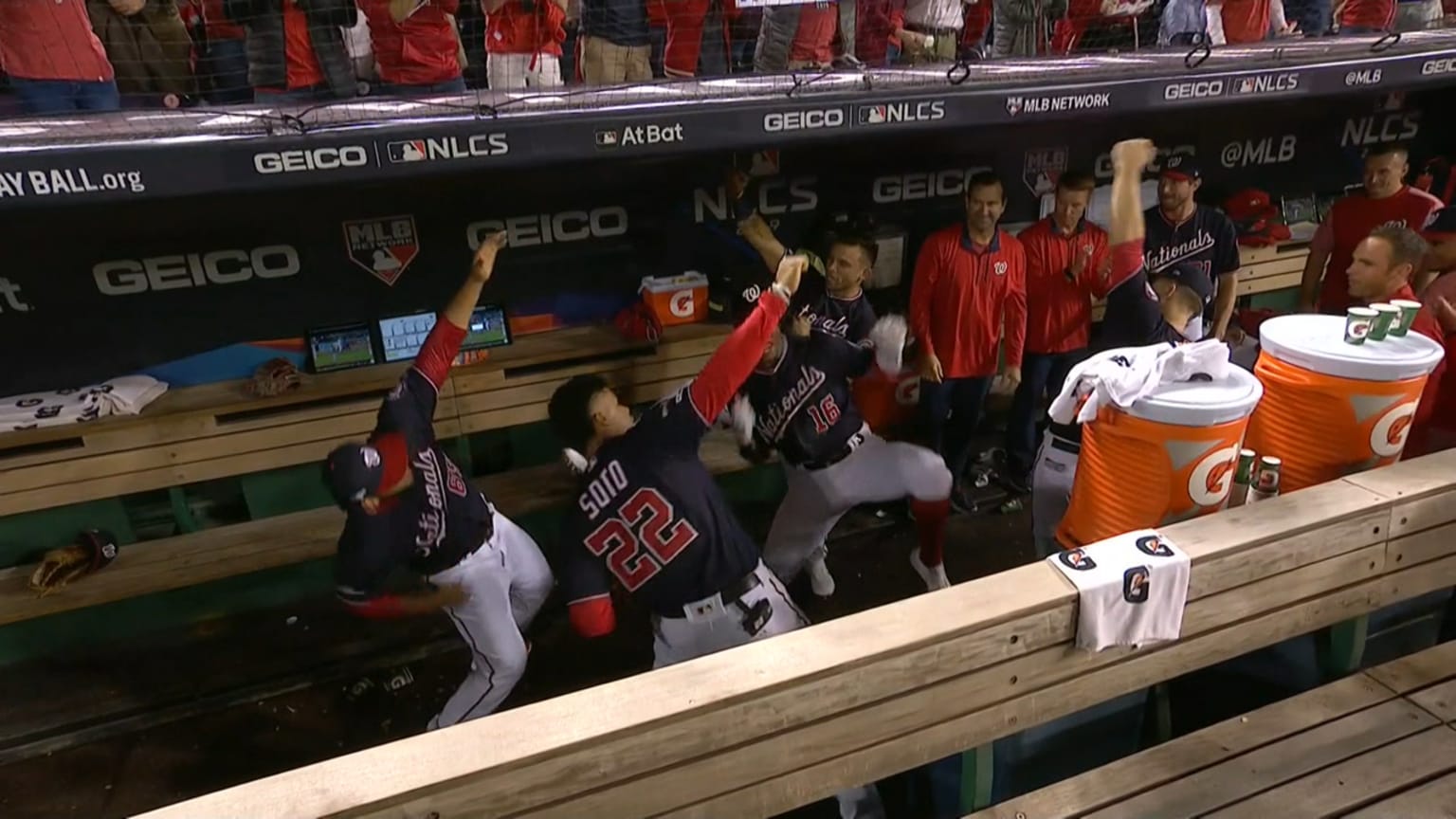 Watch the Nationals' dugout home run celebrations | 10/24/2019 ...