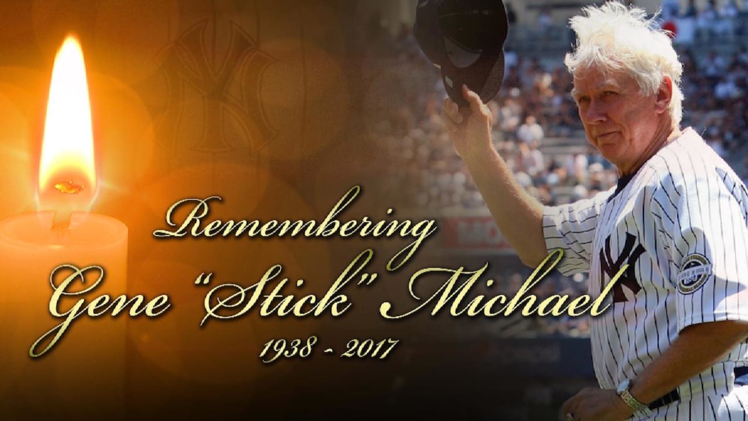 Yankees pay tribute to Gene 'Stick' Michael | 09/07/2017 | New York Yankees
