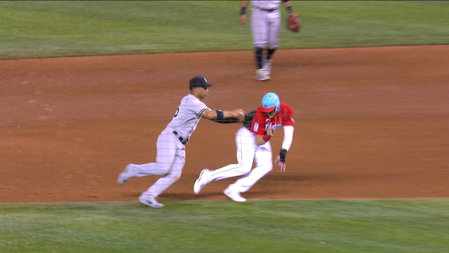 Brian Anderson avoids the tag heading to second | 07/31/2021 | Arizona ...
