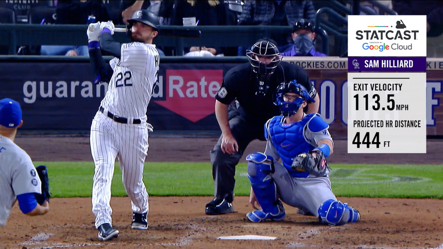 Sam Hilliard crushes 444-ft. home run at 113.5 mph | 04/02/2021 ...