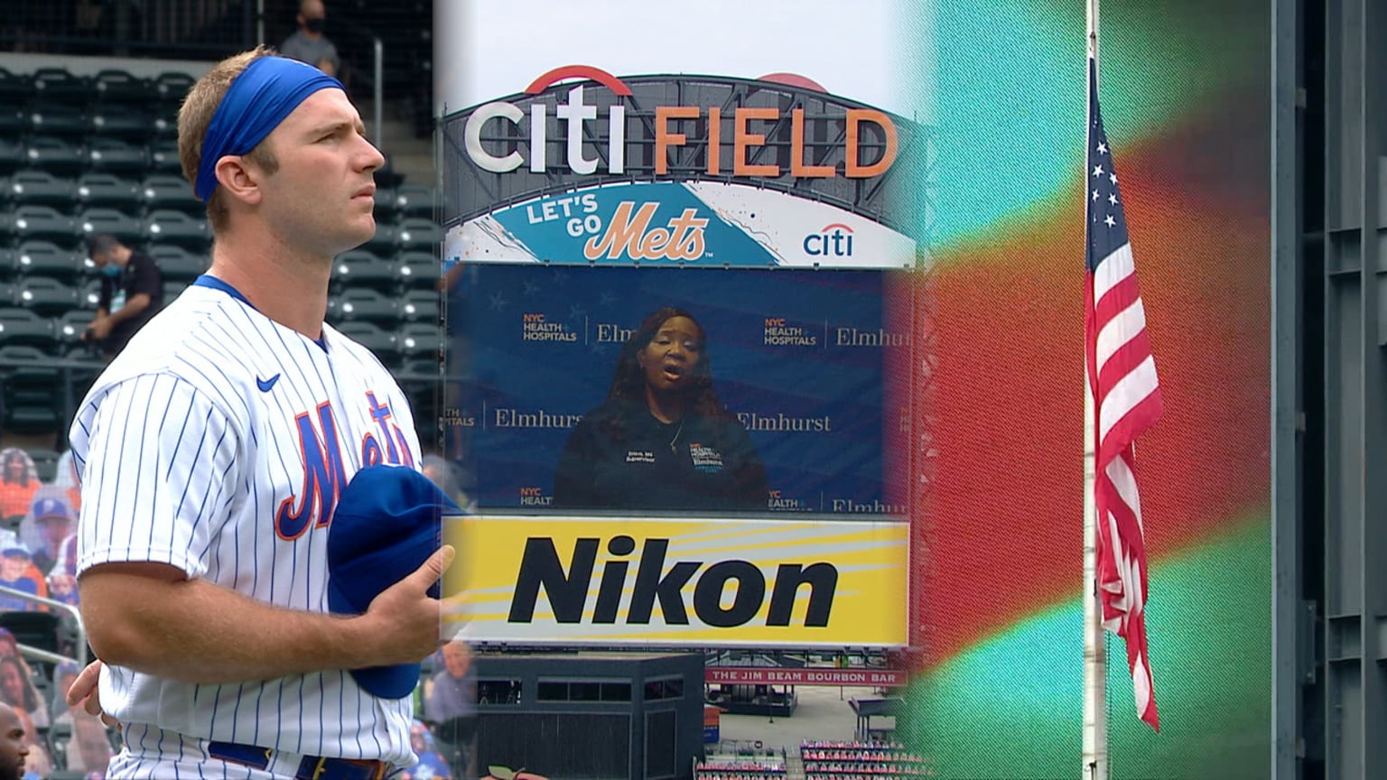 Essential workers sing national anthem on Opening Day | 07/24/2020 ...