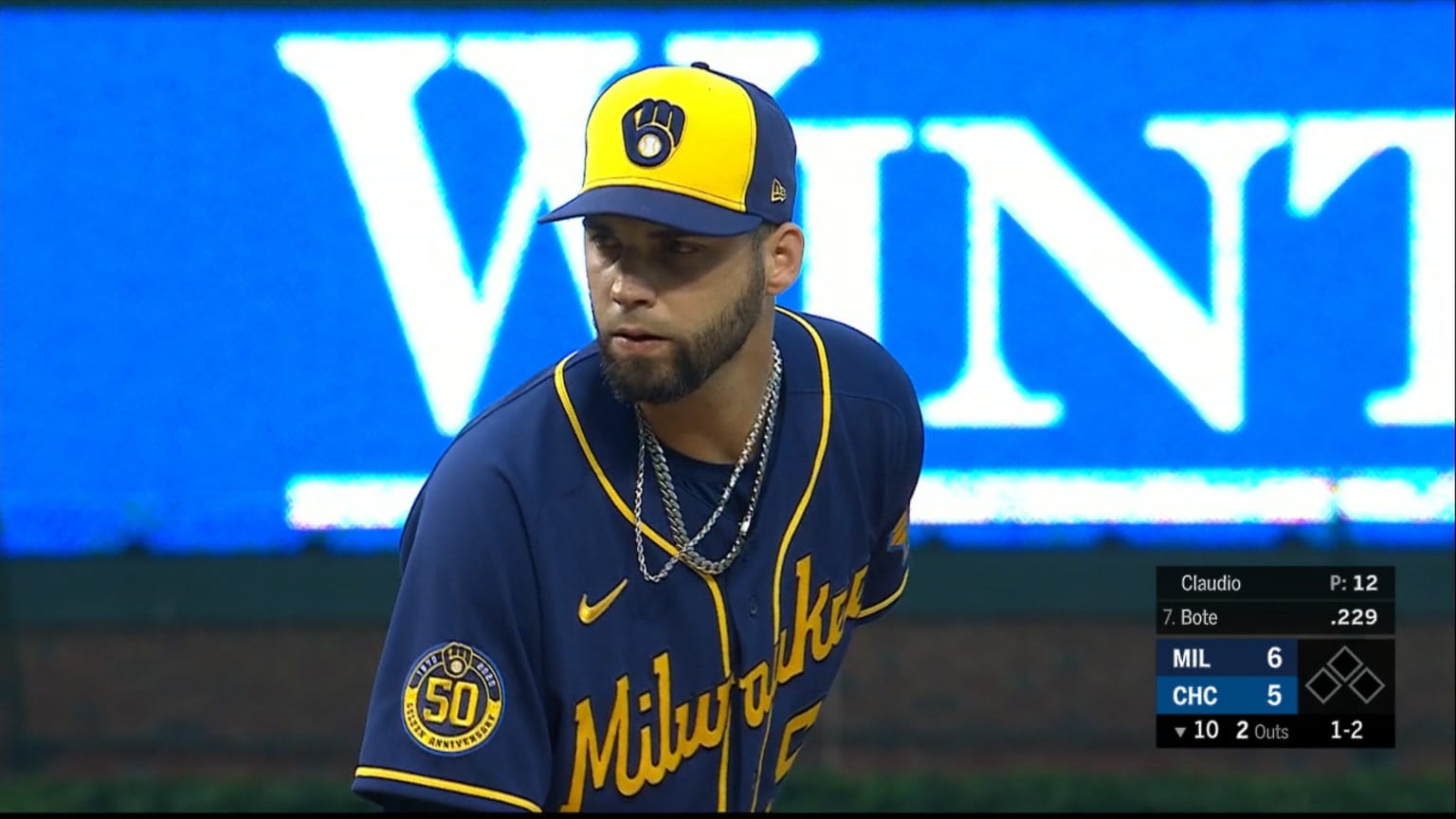 Alex Claudio K's Bote for last out | 08/15/2020 | Oakland Athletics