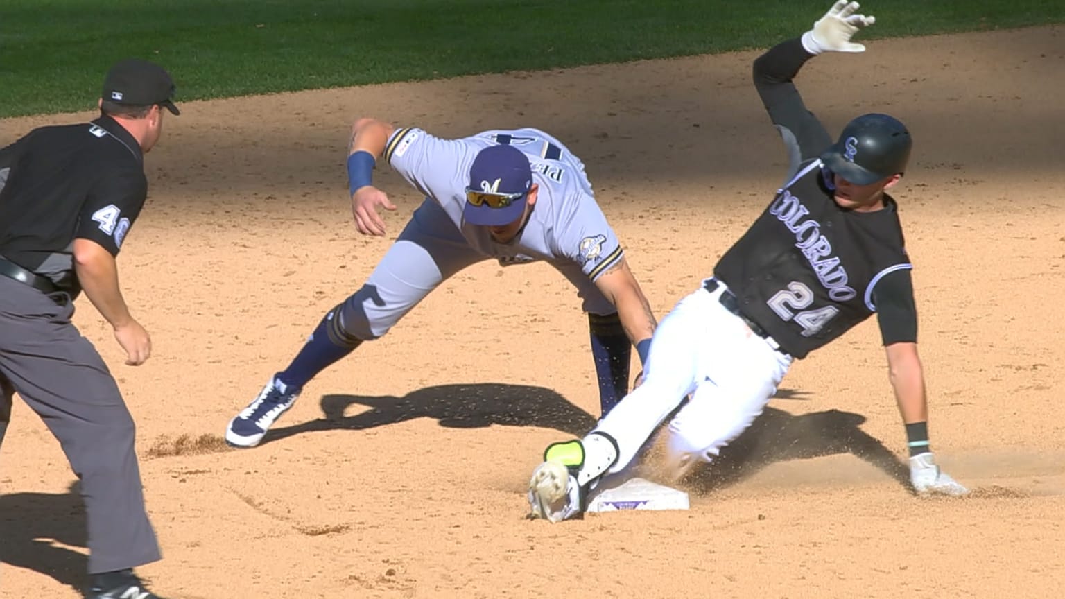 MIL@COL: McMahon is called out after overturned call | 09/29/2019 ...