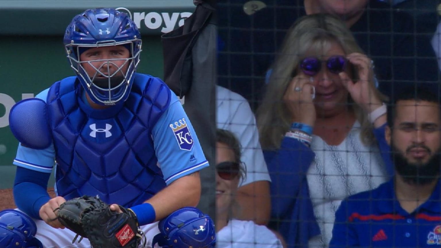 Gallagher's debut behind plate | 08/06/2017 | MLB.com