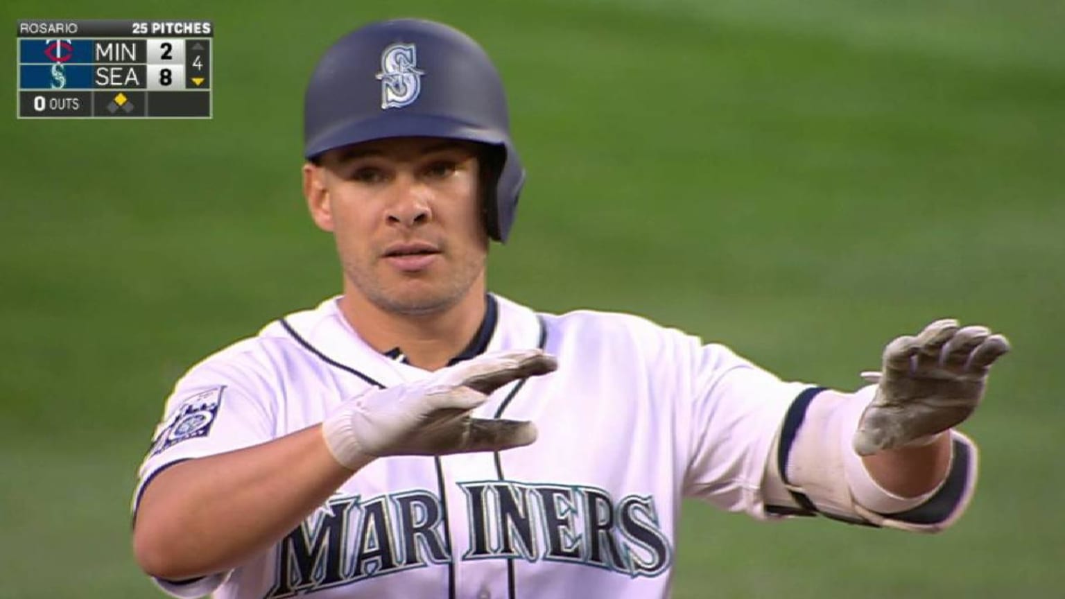 MIN@SEA: Valencia clears the bases with a double | 06/06/2017 | MLB.com