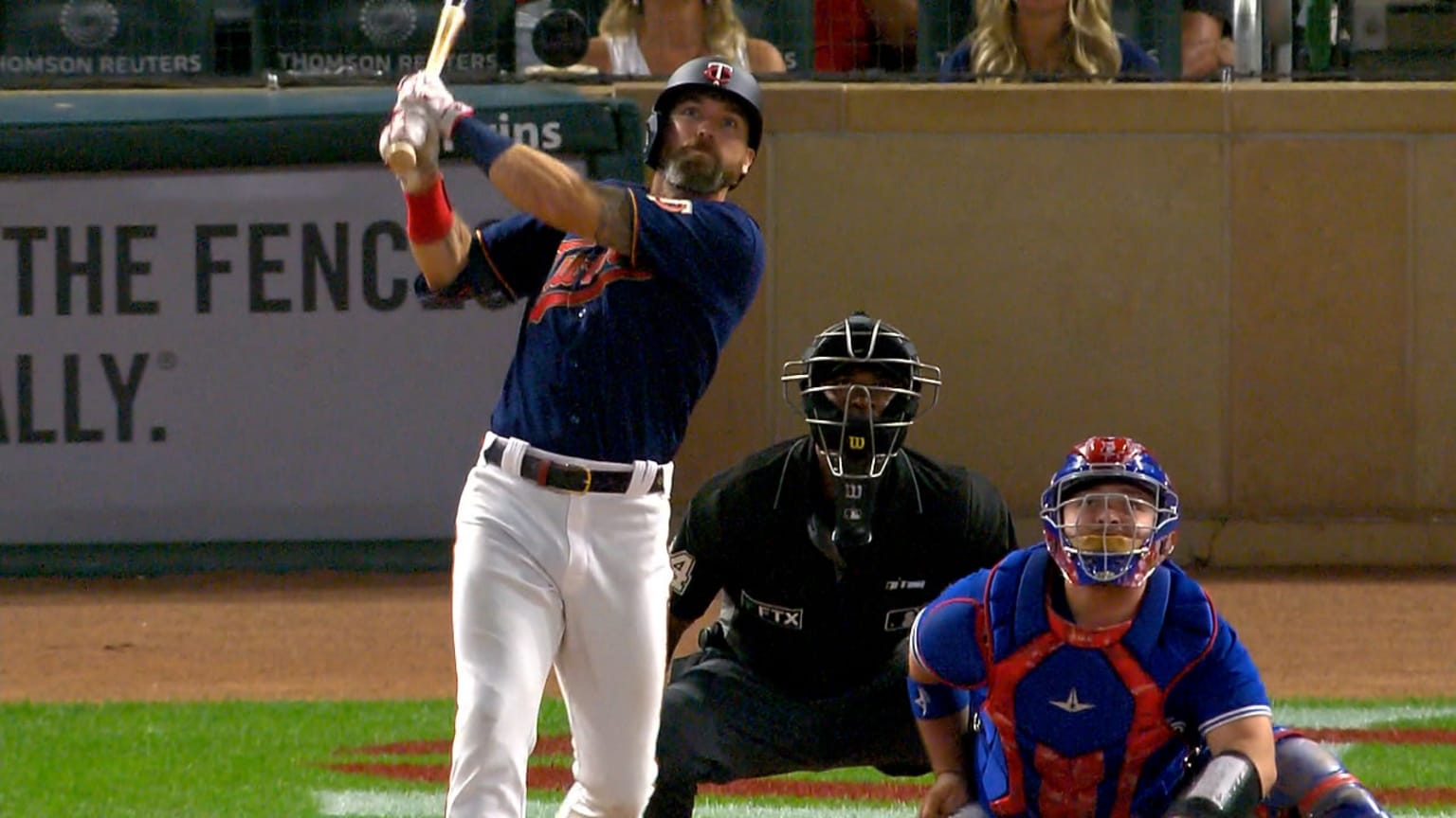 Jake Cave homers (1) on a fly ball to center field. | 08/04/2022 ...