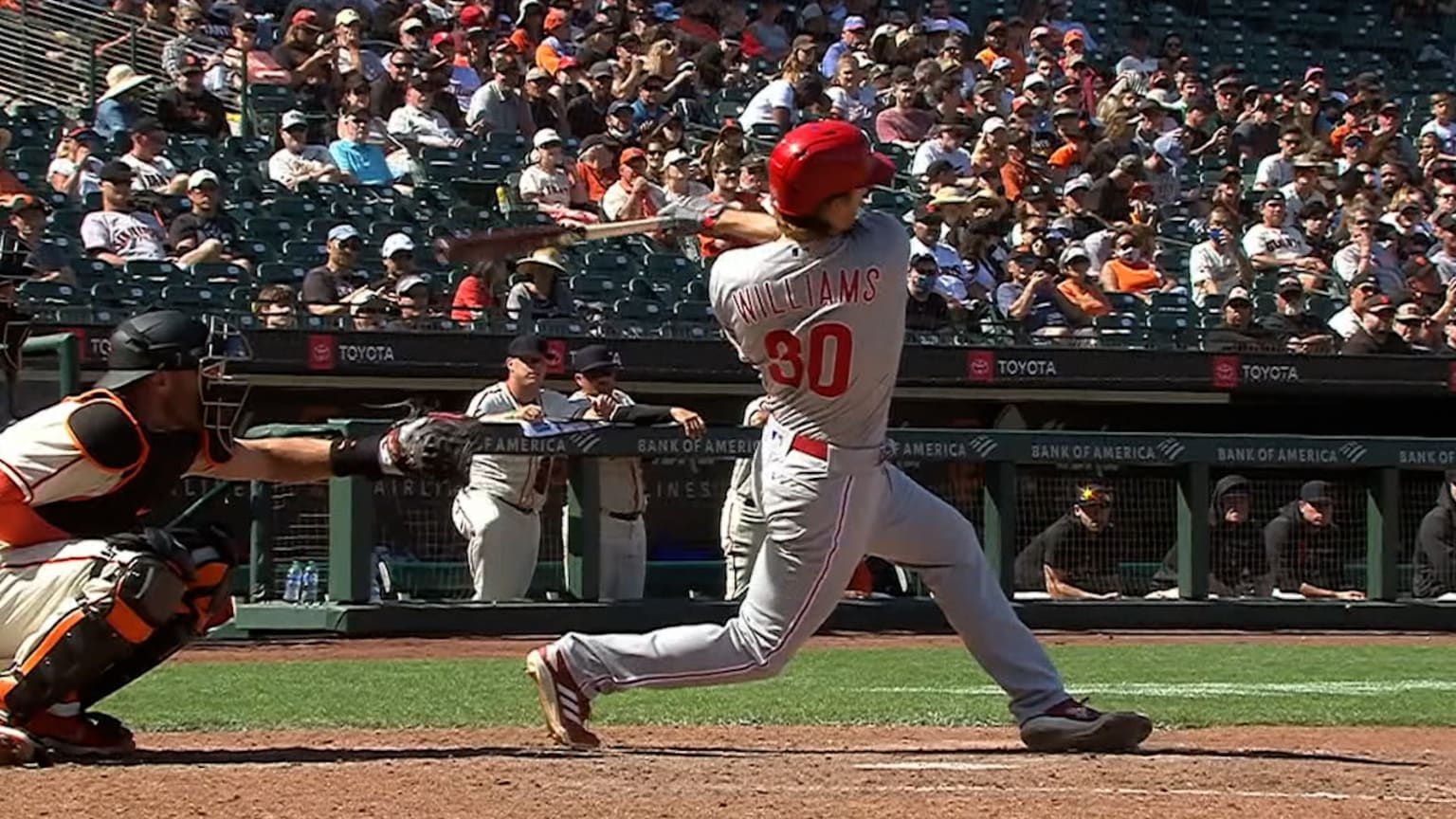Luke Williams laces an RBI double to left field | 06/19/2021 ...