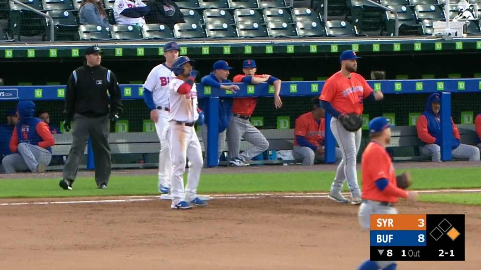 Moreno compiles four-hit outing for Buffalo | 05/18/2022 | Toronto Blue ...