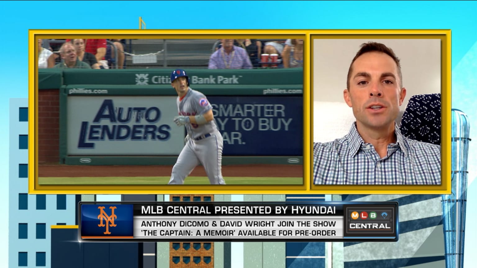 David Wright discusses his new book on MLB Central | 09/21/2020 | New York Mets