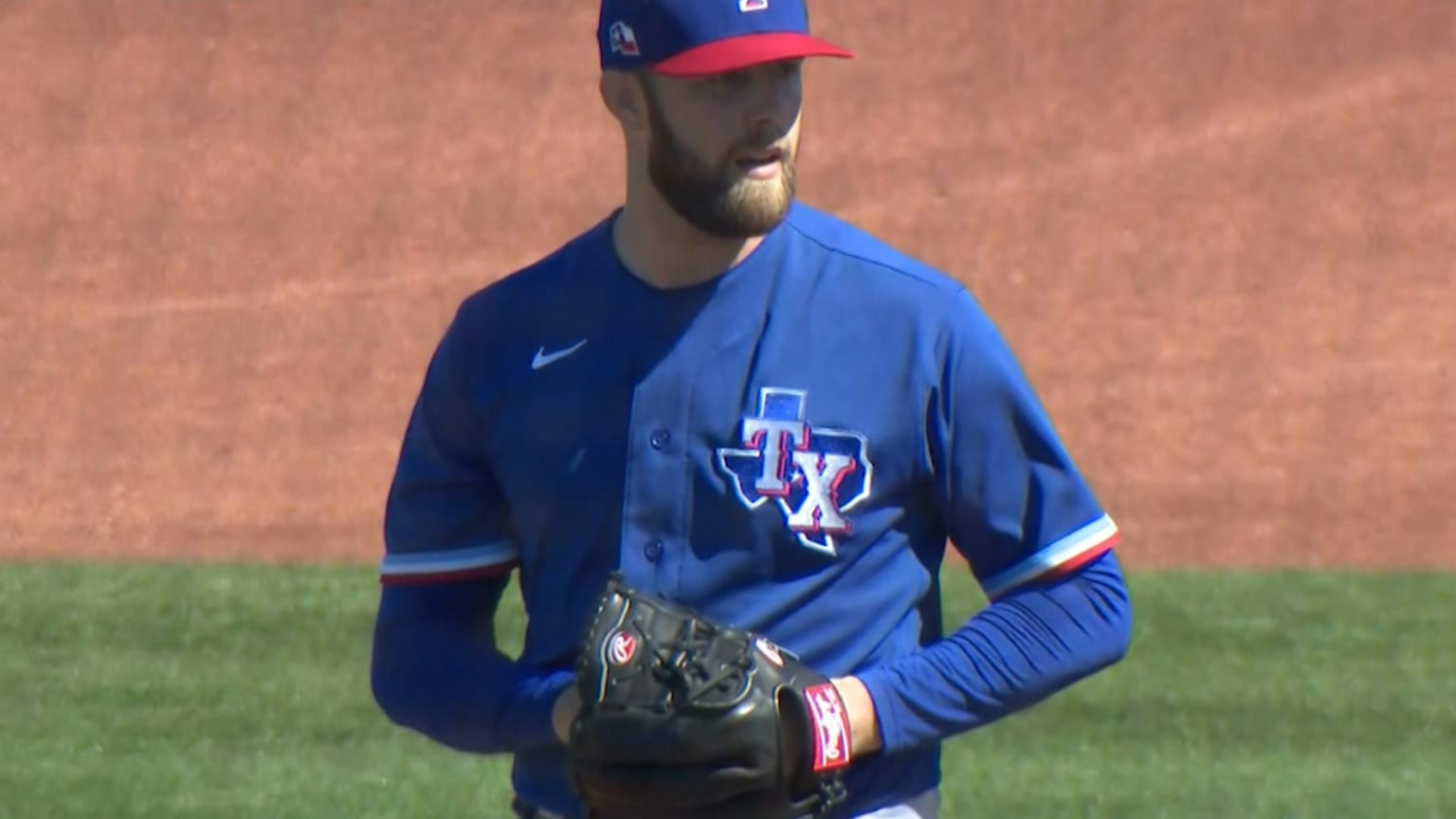 Jordan Lyles makes spring debut | 03/03/2020 | Texas Rangers