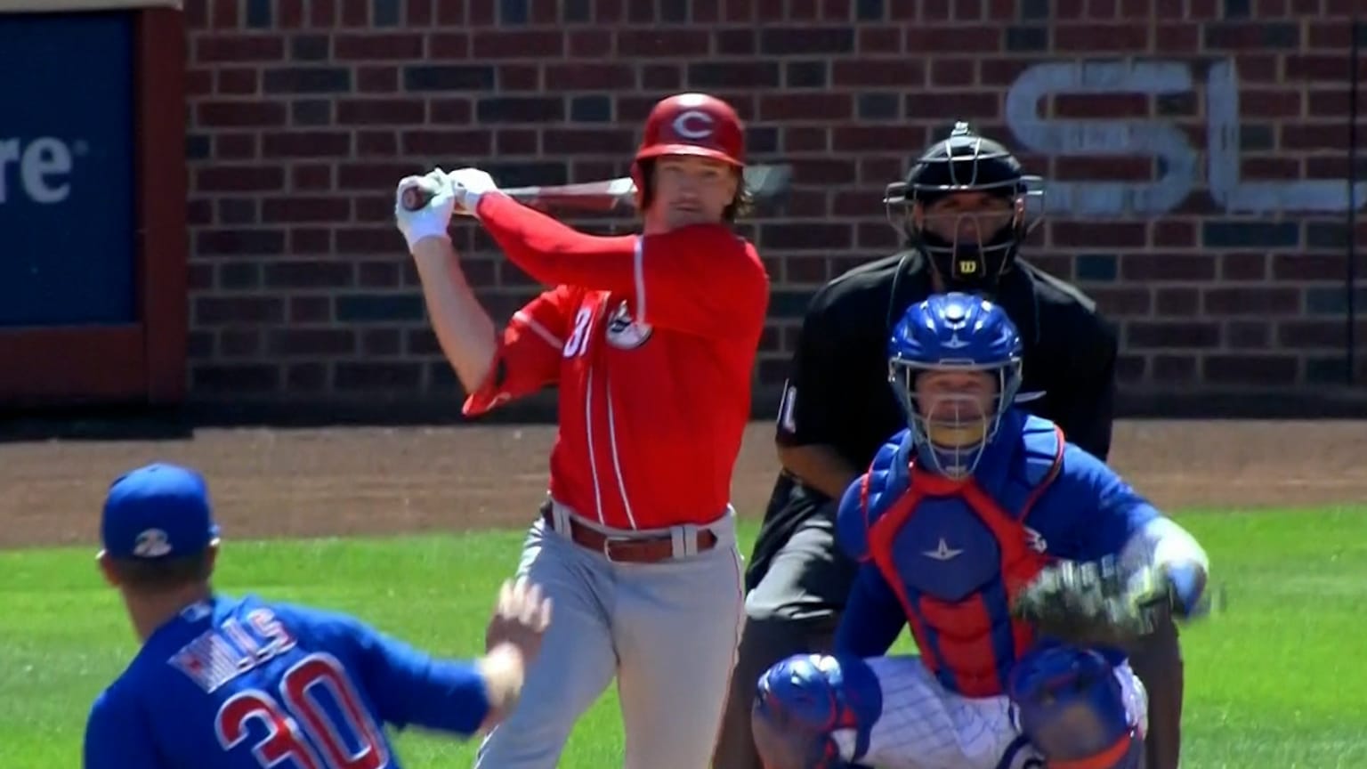 Kyle Holder rips an RBI single to left | 03/21/2021 | Cincinnati Reds