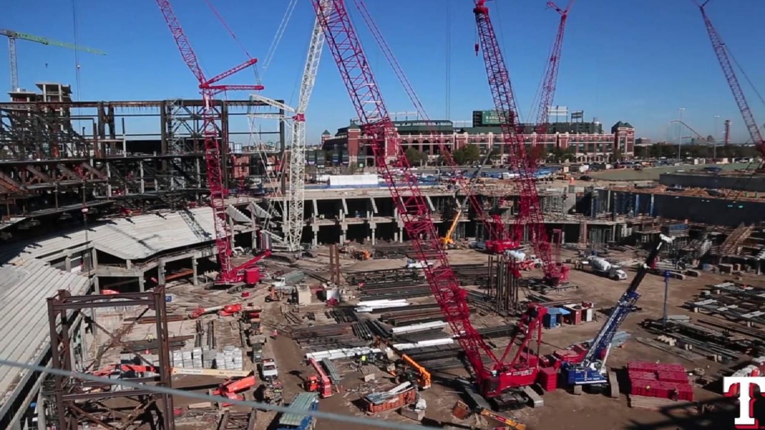 Globe Life Field construction sneak peak | 11/21/2018 | Texas Rangers