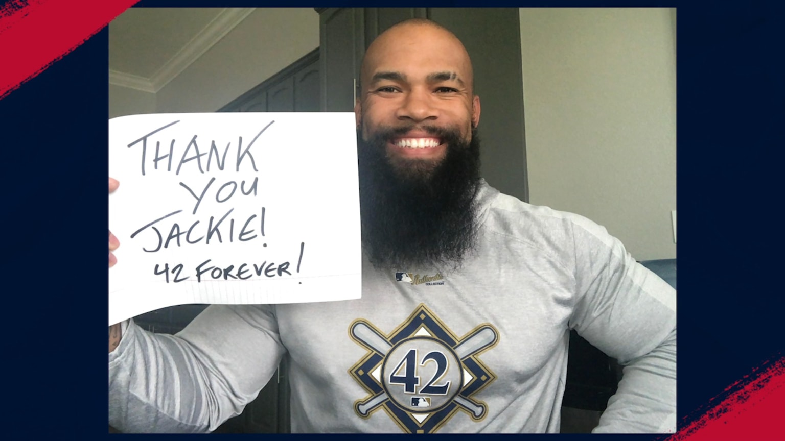 Thank you, Jackie | 04/14/2020 | Cleveland Guardians