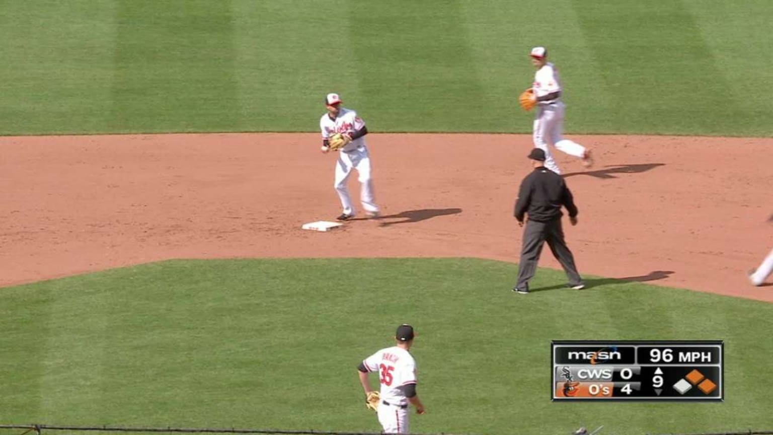 CWS@BAL: Brach's game-ending double play confirmed | 05/07/2017 | MLB.com