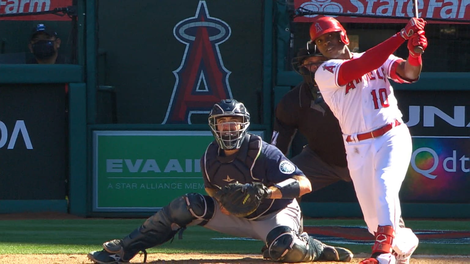 Justin Upton mashes an RBI double to deep left field | 06/06/2021 ...
