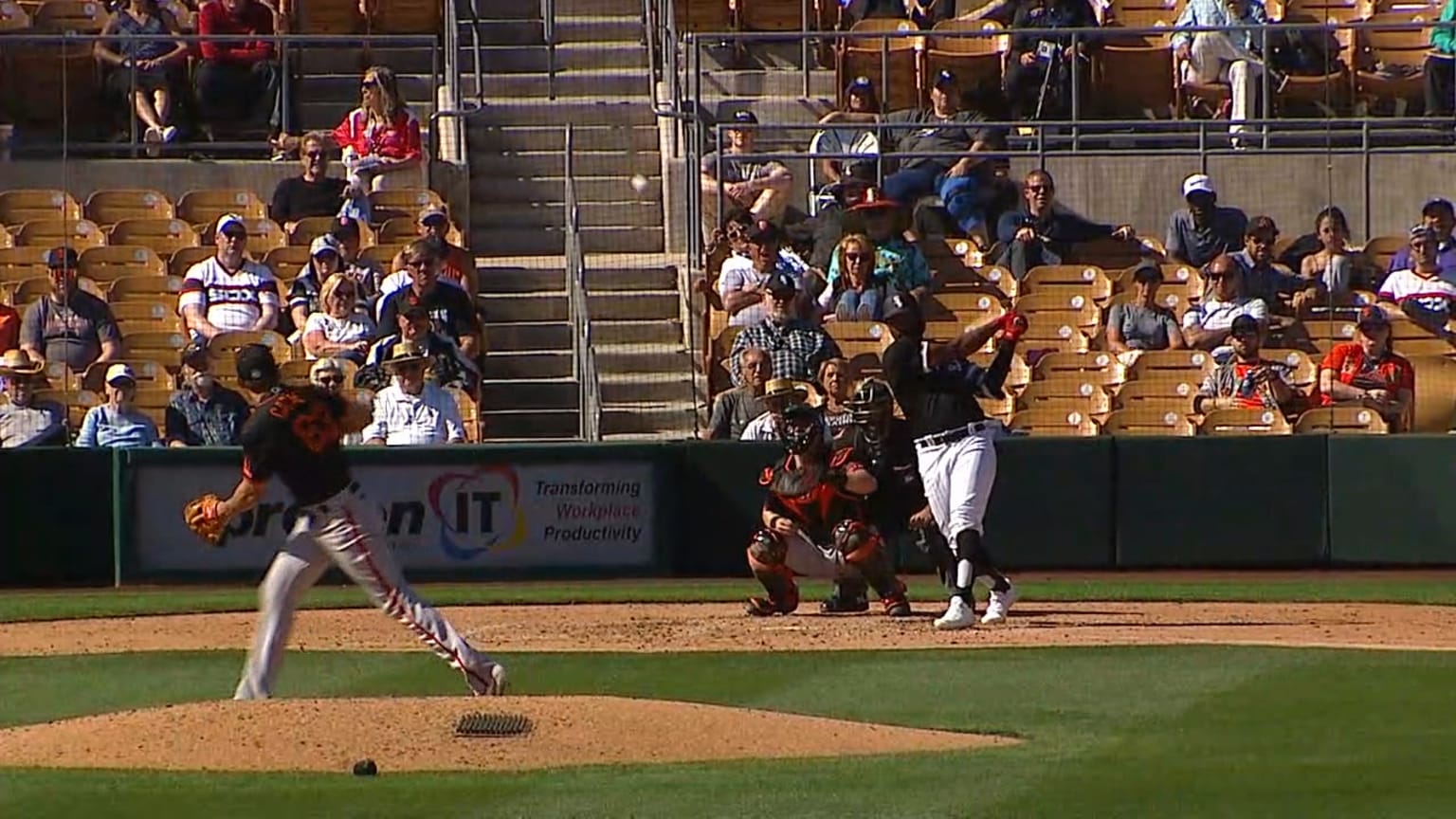 Eloy Jimenez collects first hit, RBI of the spring | 02/25/2020 | Tampa ...