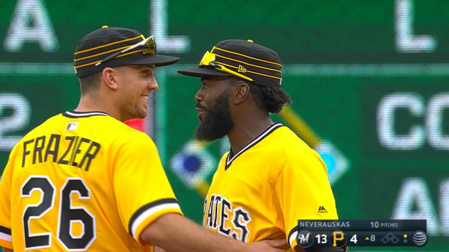 MIL@PIT: Harrison and Mercer get standing ovations | 09/23/2018 ...
