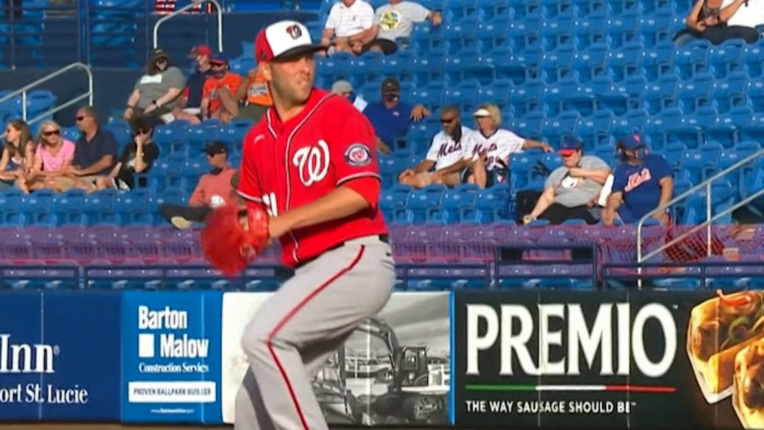 Kyle McGowin strikes out Pete Alonso | 03/26/2021 | Washington Nationals