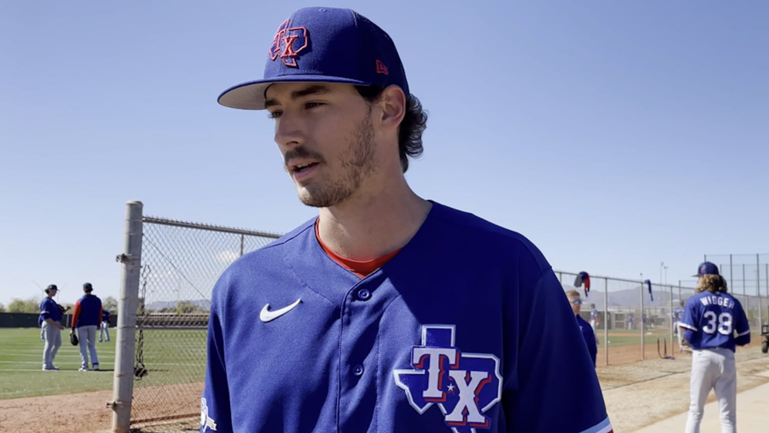 Cole Winn discusses working hard at training camp | 03/01/2022 | Texas ...