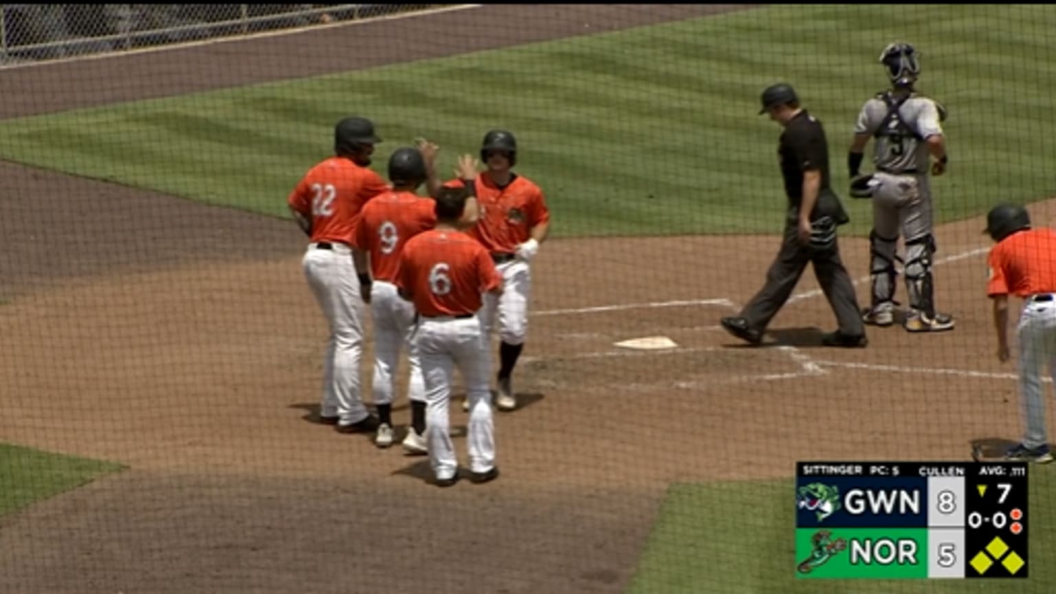 Dylan Harris drills grand slam for Norfolk | 06/30/2022 | Atlanta Braves