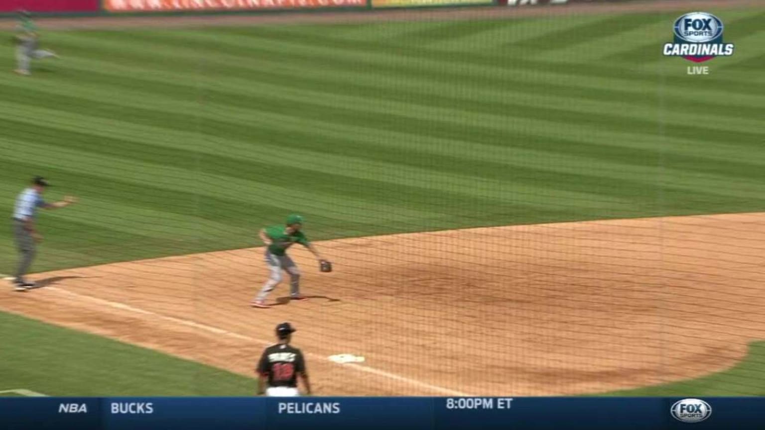 Kozma's line-drive catch | 03/17/2015 | Houston Astros