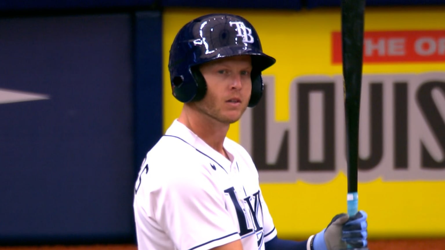 Brett Phillips hits an RBI groundout to first base | 04/09/2022 | Tampa ...