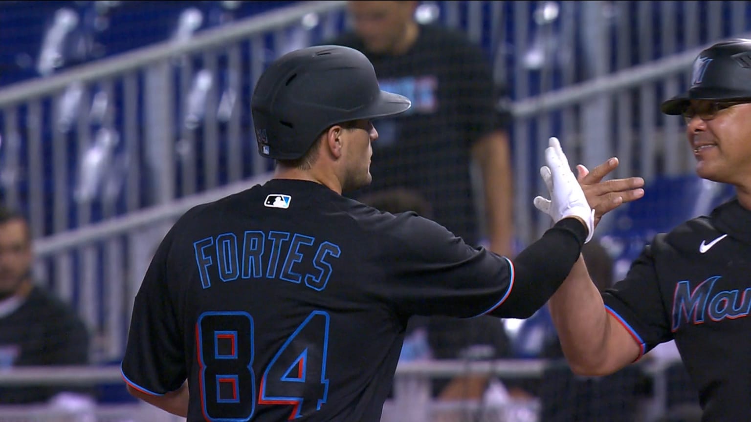 Nick Fortes hits a single for his 1st career hit | 09/18/2021 | Athletics