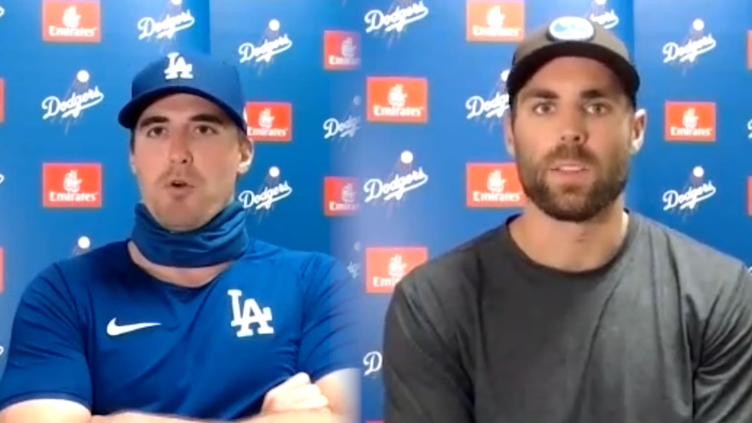 Ross Stripling and Chris Taylor on Dodgers' win | 08/05/2020 | Los ...