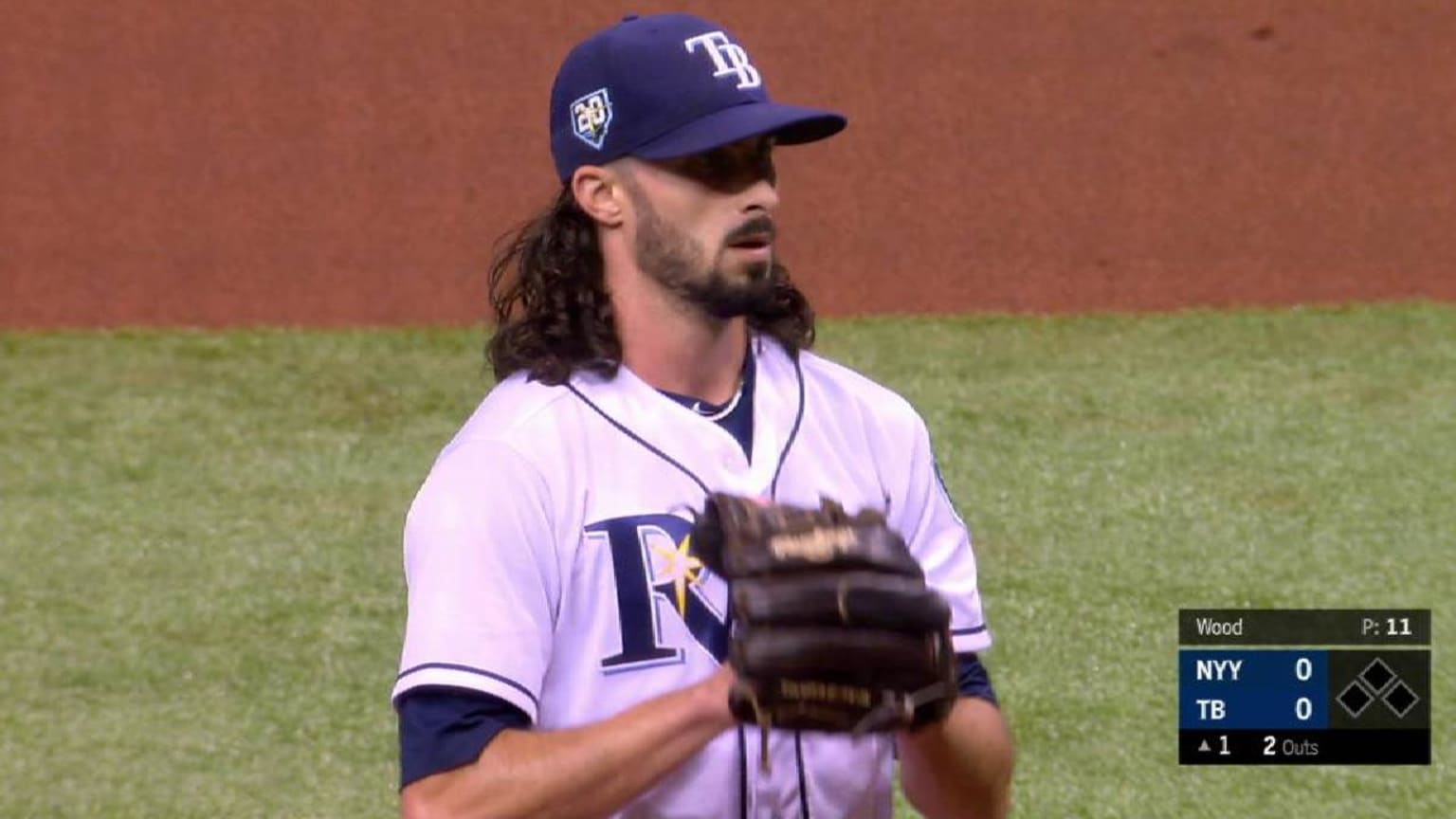 Wood strikes out Judge swinging | 07/23/2018 | Tampa Bay Rays