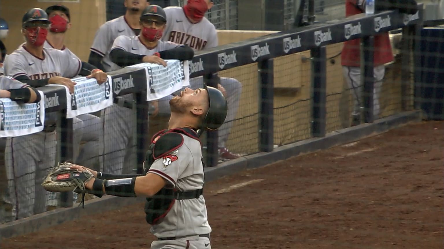 Carson Kelly's falling catch | 07/24/2020 | Arizona Diamondbacks