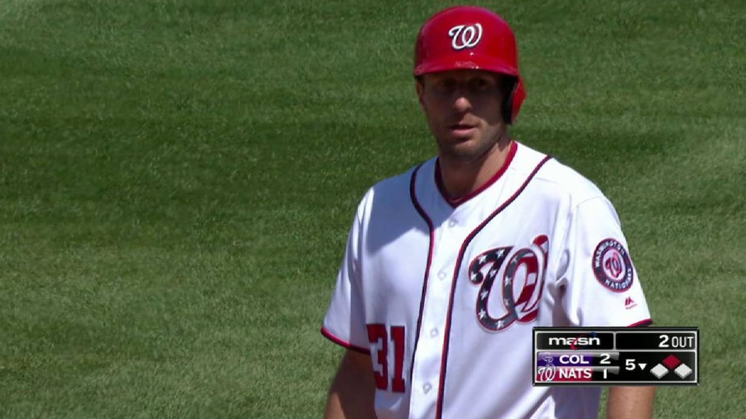 COL@WSH: Scherzer smacks a single to right in the 5th | 04/14/2018 ...