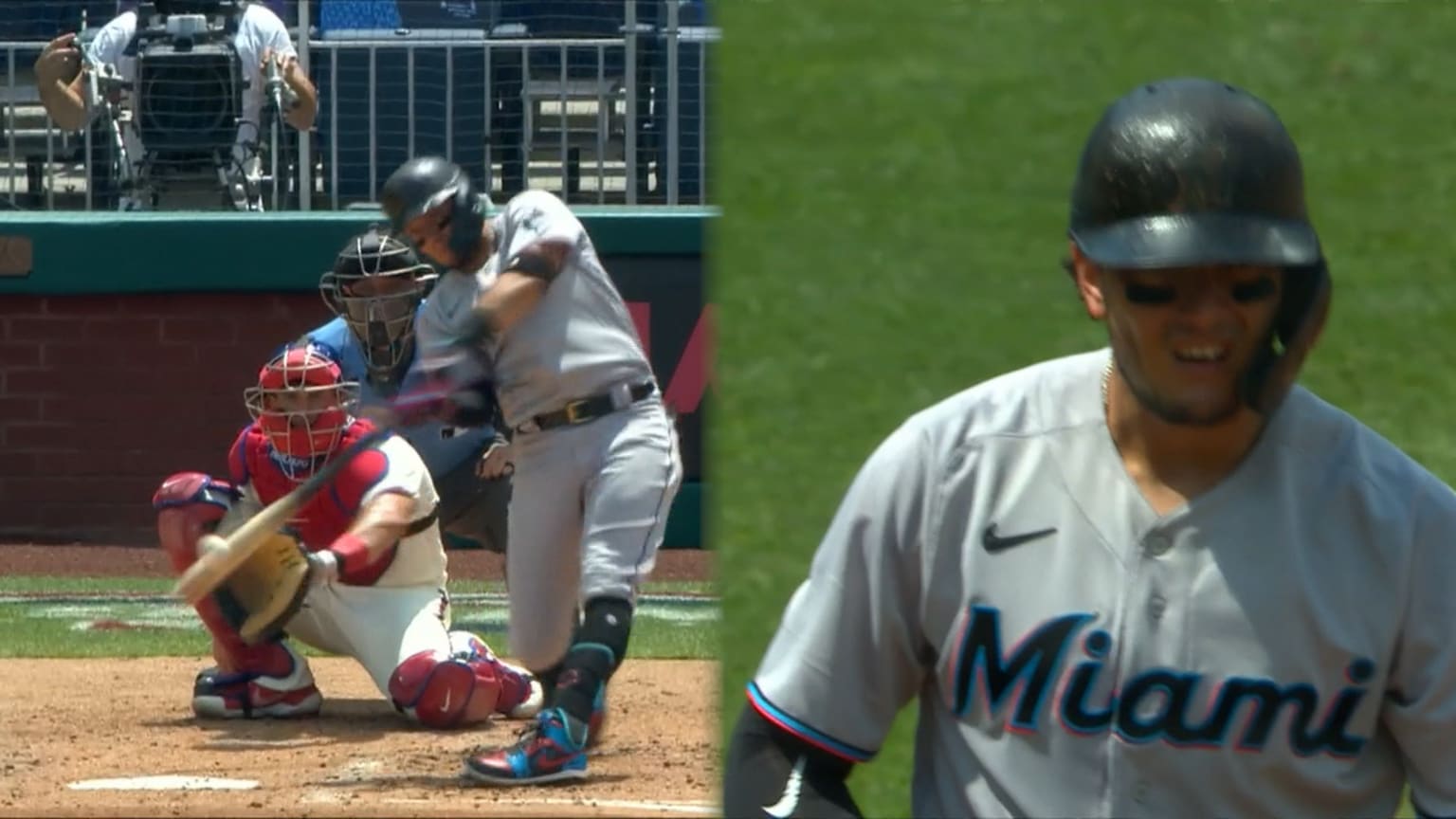 Miguel Rojas brilla en el plato | 26/07/2020 | Los Marlins de Miami