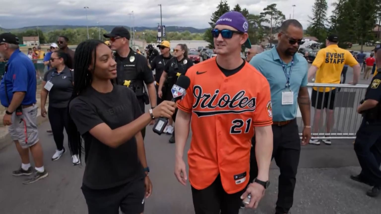 Austin Hays on participating in Little League Classic | 08/22/2022 ...