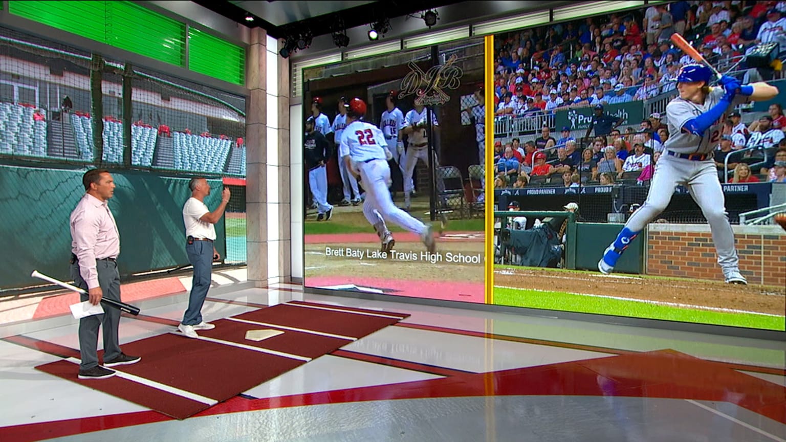 MLB Central breaks down Brett Baty's first at-bat | 08/18/2022 ...