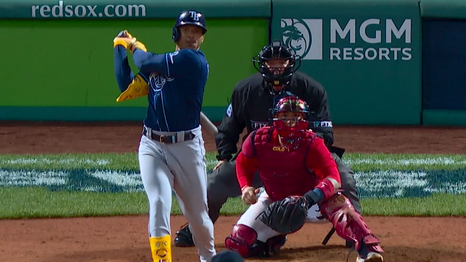 Wander Franco crushed a two-run homer to center field | 10/11/2021 ...