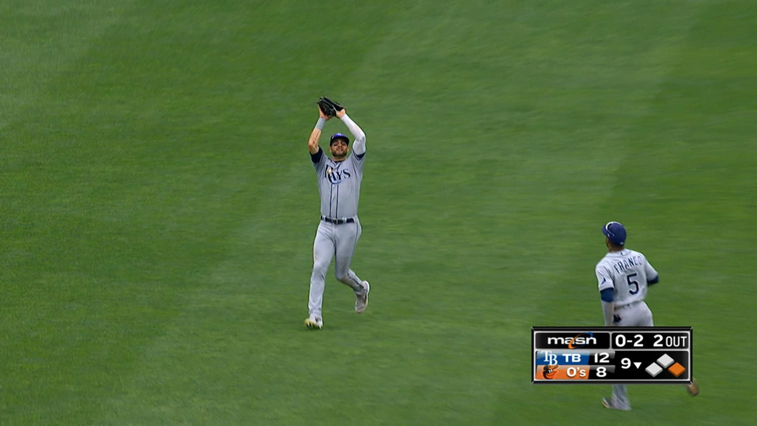 Kiermaier's catch seals the win | 08/29/2021 | Tampa Bay Rays