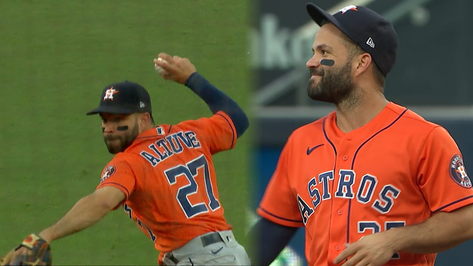 Jose Altuve makes a terrific play during the 6th | 10/16/2020 | Houston ...
