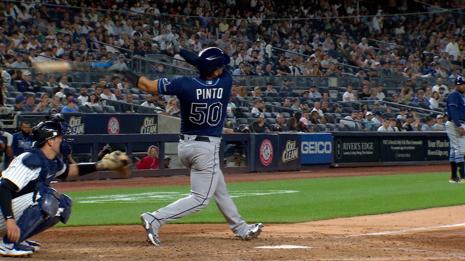 René Pinto cracks an RBI single in the 8th inning | 06/15/2022 | MLB.com