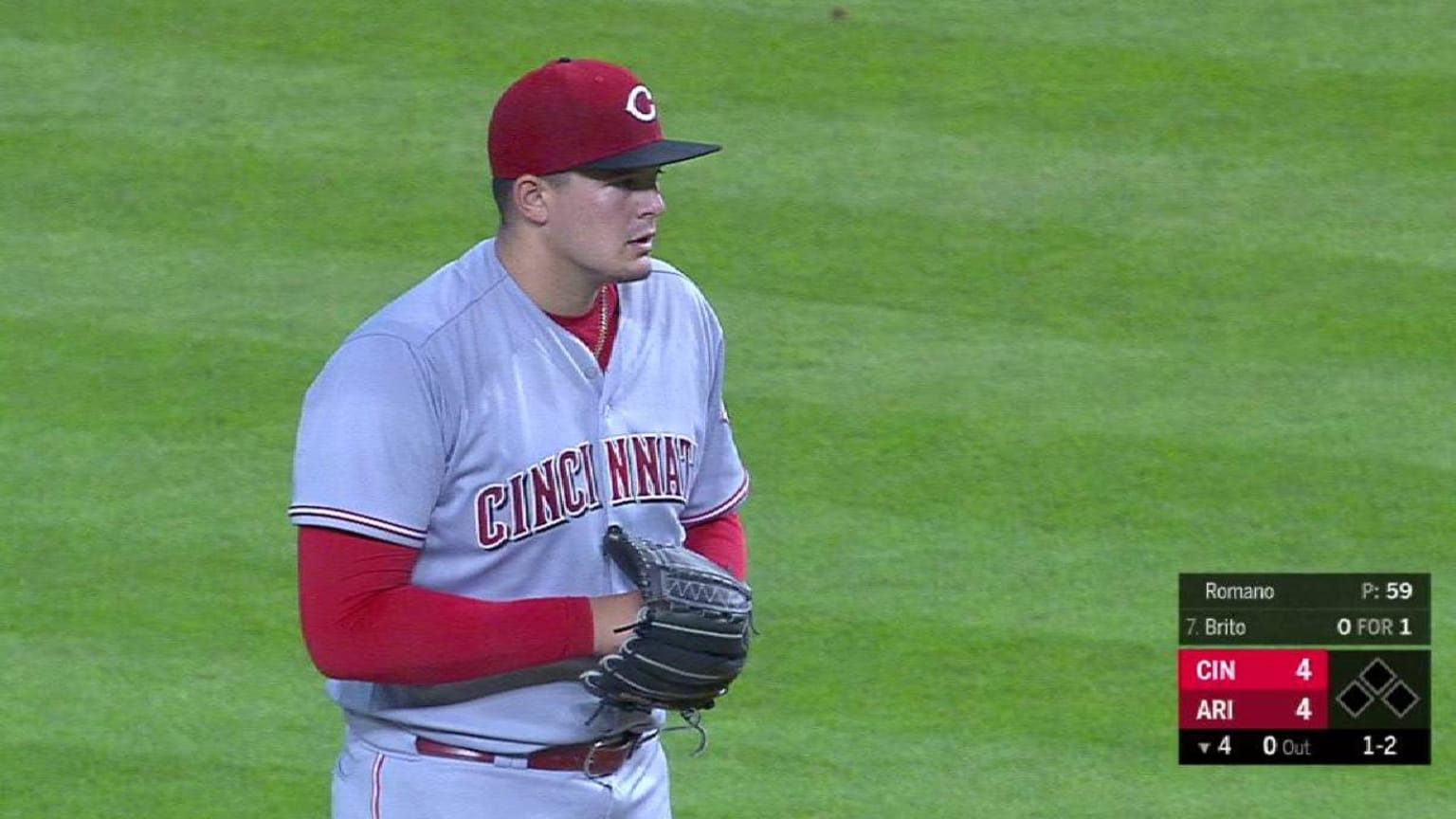 CIN@ARI: Romano strikes out Brito swinging in the 4th | 05/30/2018 ...