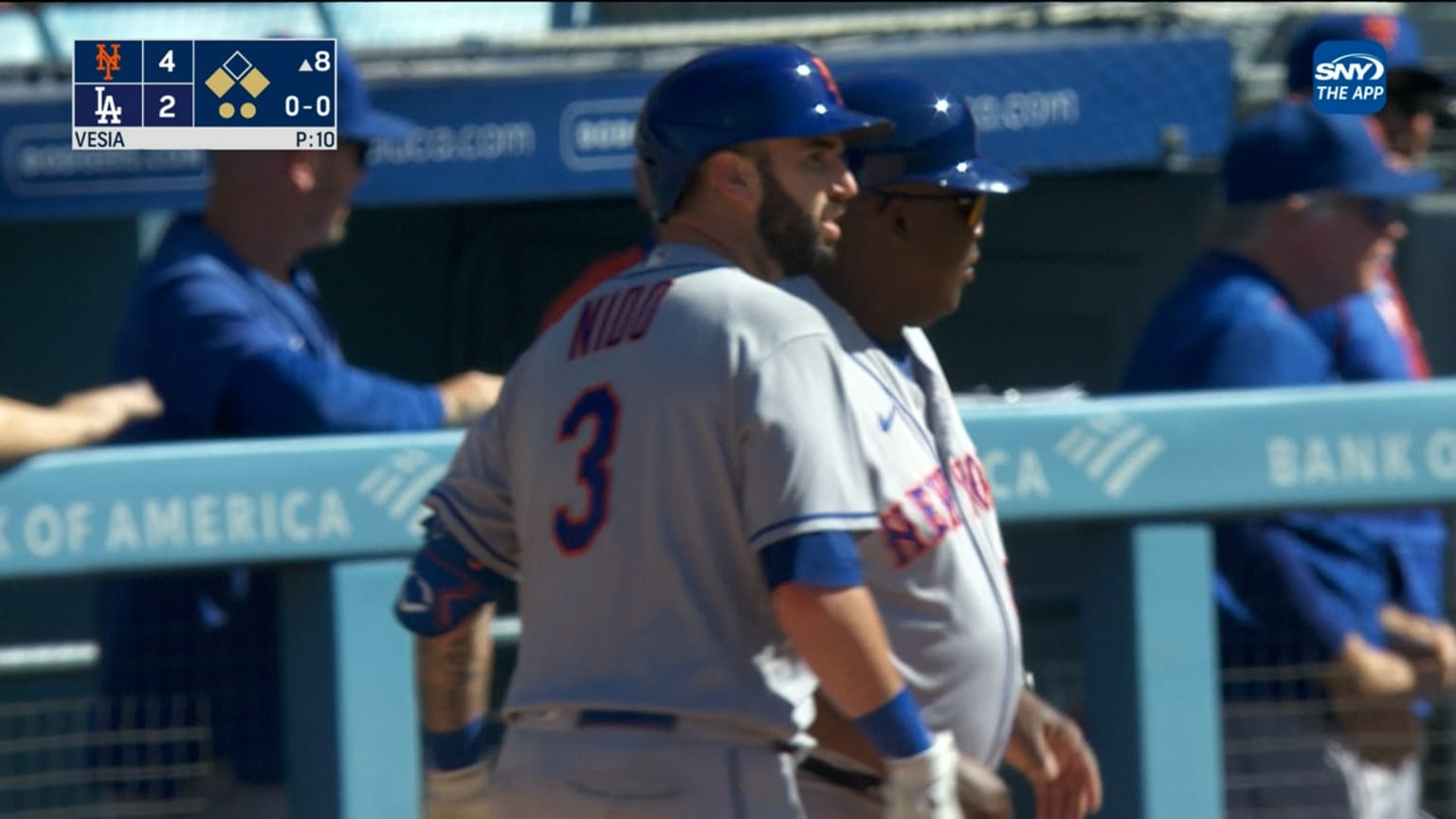 Tomás Nido extends the Mets lead with am RBI single | 06/05/2022 | New ...