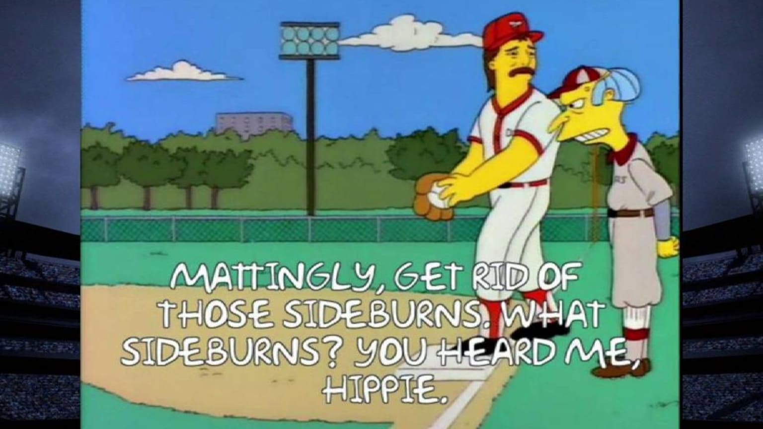 LAA@MIA: Marlins booth on Mattingly's Simpsons cameo | 05/27/2017 | MLB.com