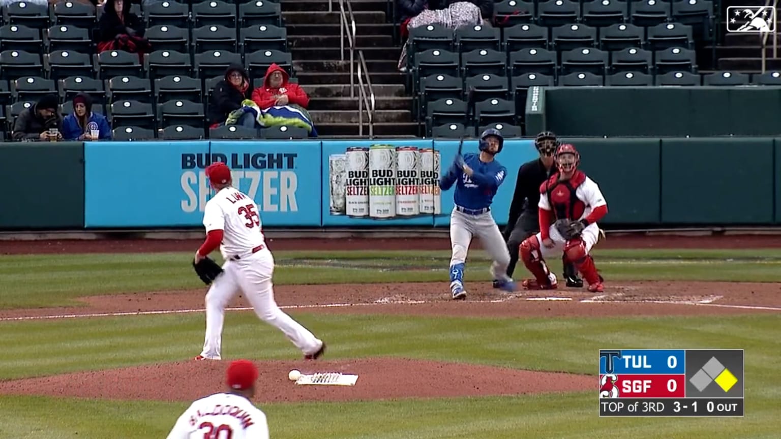 Michael Busch slugs two-run homer for Tulsa | 04/21/2022 | Chicago Cubs