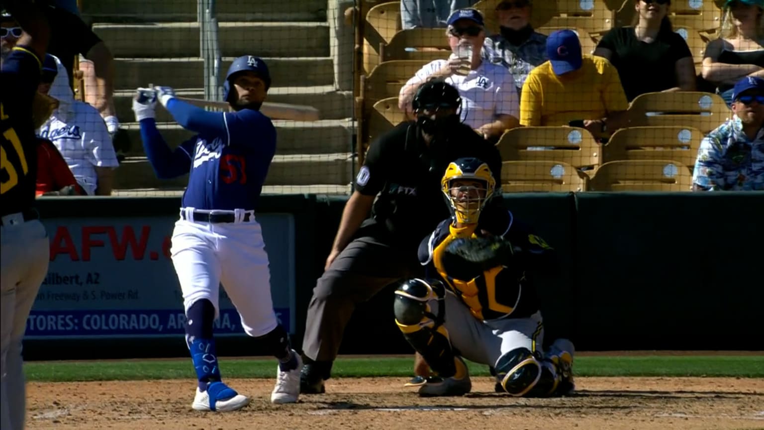 Jason Martin lines a solo home run to left-center | 03/18/2022 | MLB.com
