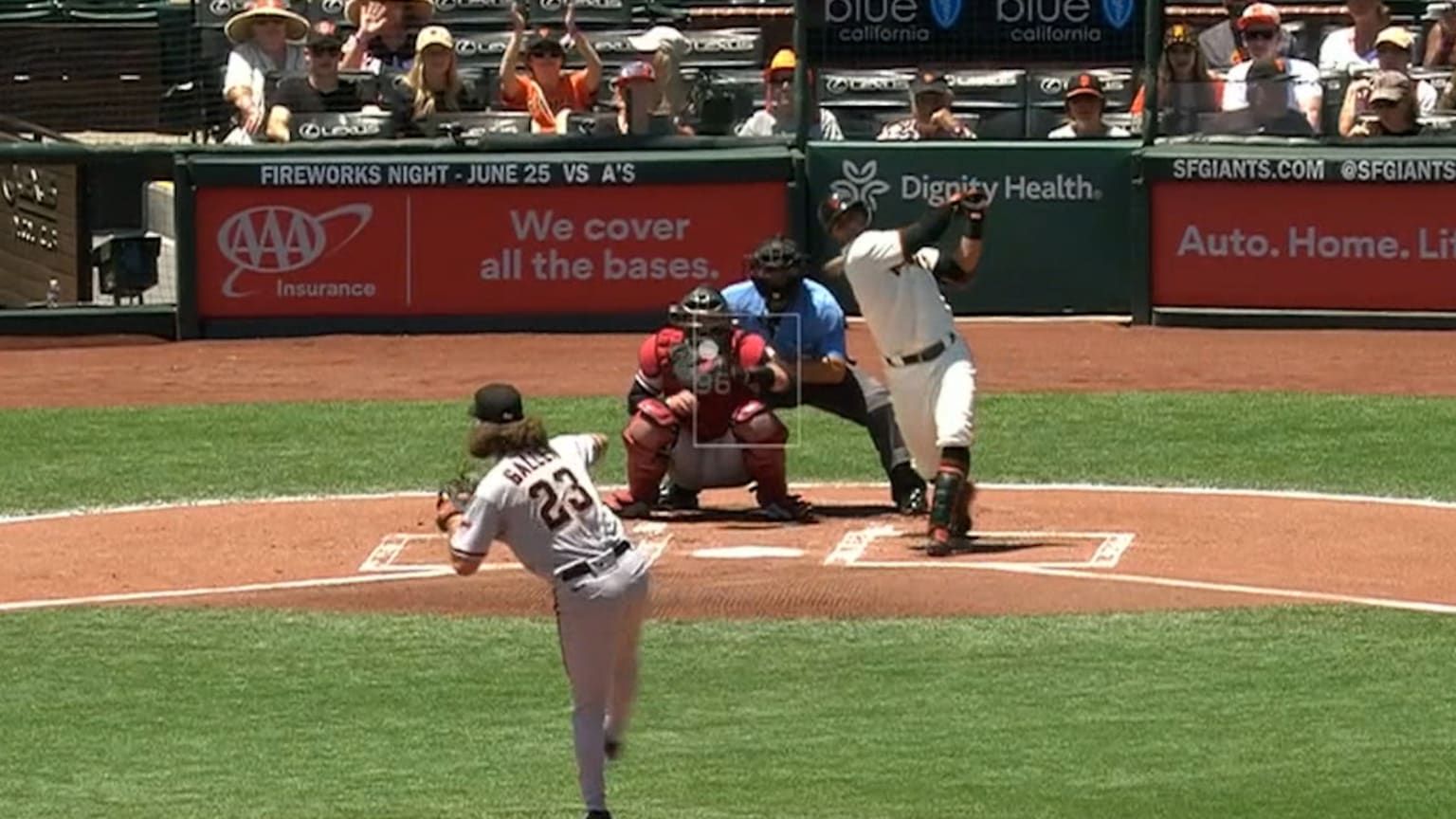 Zac Gallen strikes out Donovan Solano in the 1st | 06/17/2021 | Arizona ...