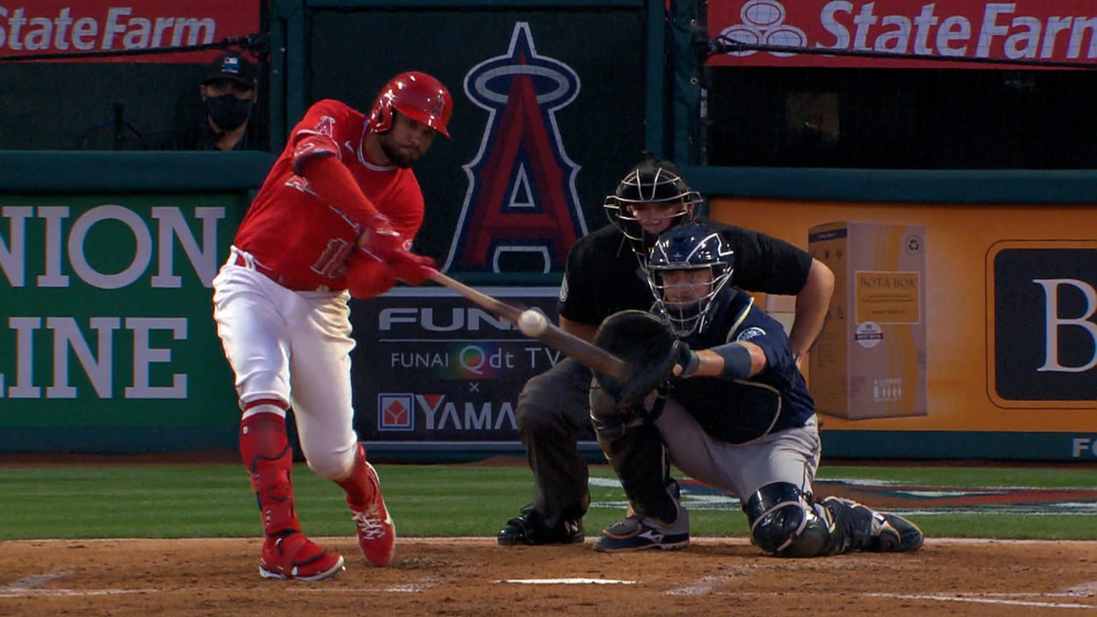 Jose Rojas lines a solo home run to right-center | 06/04/2021 | Los ...