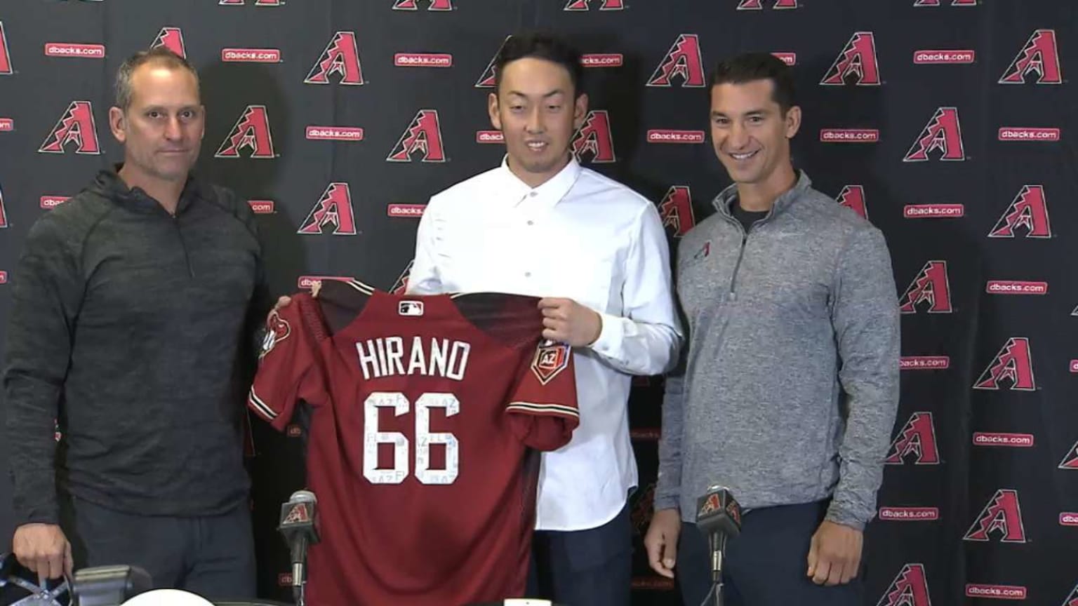 D-backs introduce Hirano | 02/12/2018 | Arizona Diamondbacks