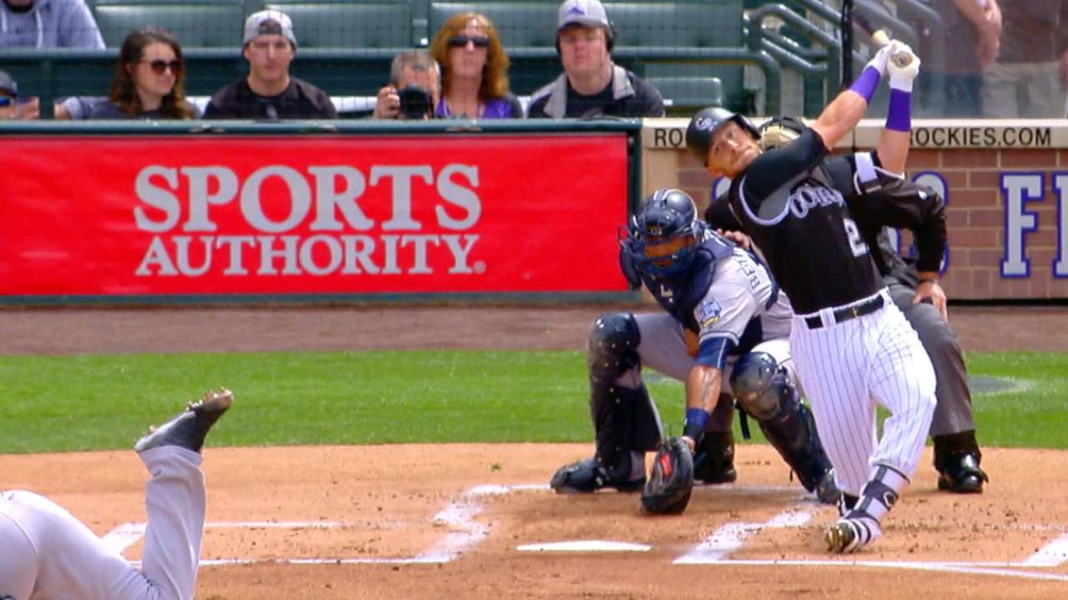 SD@COL: Shields strikes out Story in the 1st inning | 04/10/2016 | MLB.com