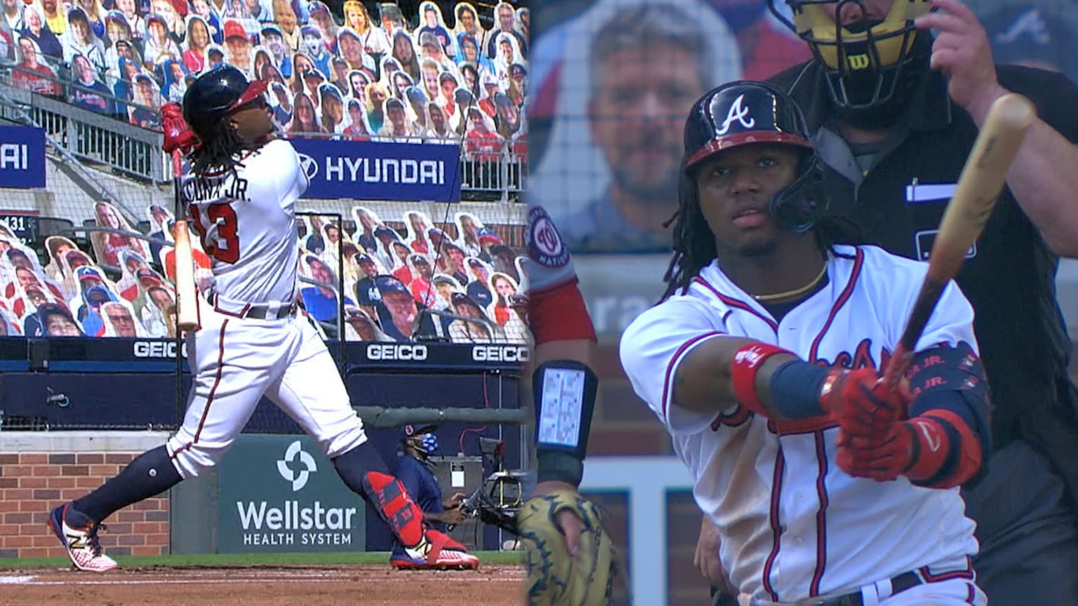 Ronald Acuña Jr. hits two home runs in Braves' win | 09/04/2020 ...